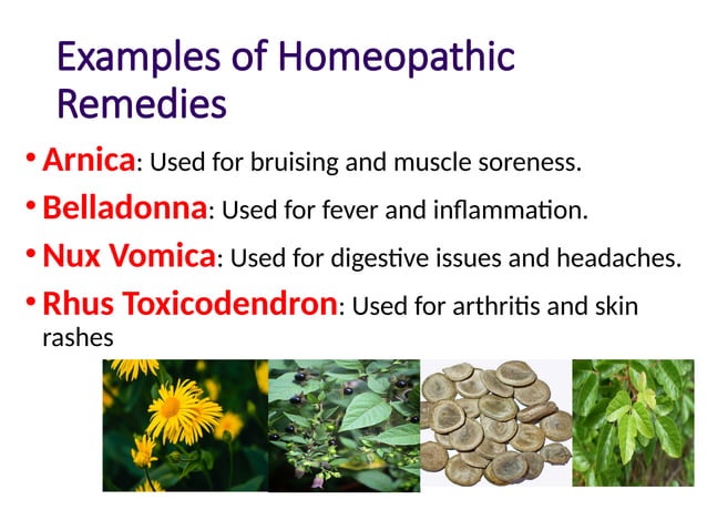 Homeopathy of alternative therapy in dispensing | PPT