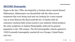 Homeopathy- System of Medicine.pptx