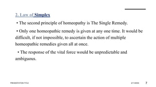Homeopathy- System of Medicine.pptx