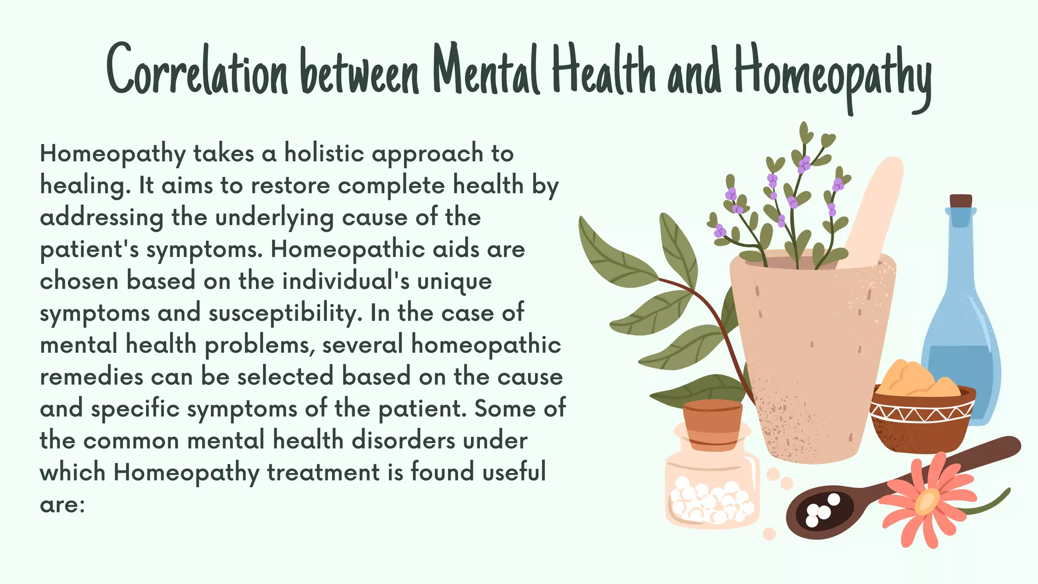Homeopathy and Mental Health Disorders | Solh Wellness | PDF