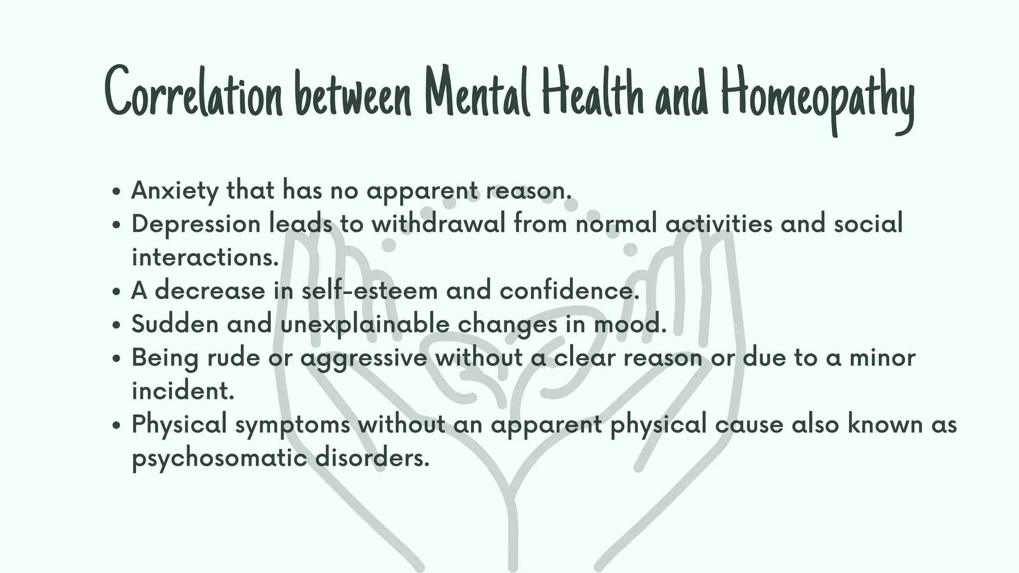 Homeopathy and Mental Health Disorders | Solh Wellness | PDF