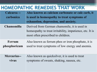 Homeopathy medicine | PPTX
