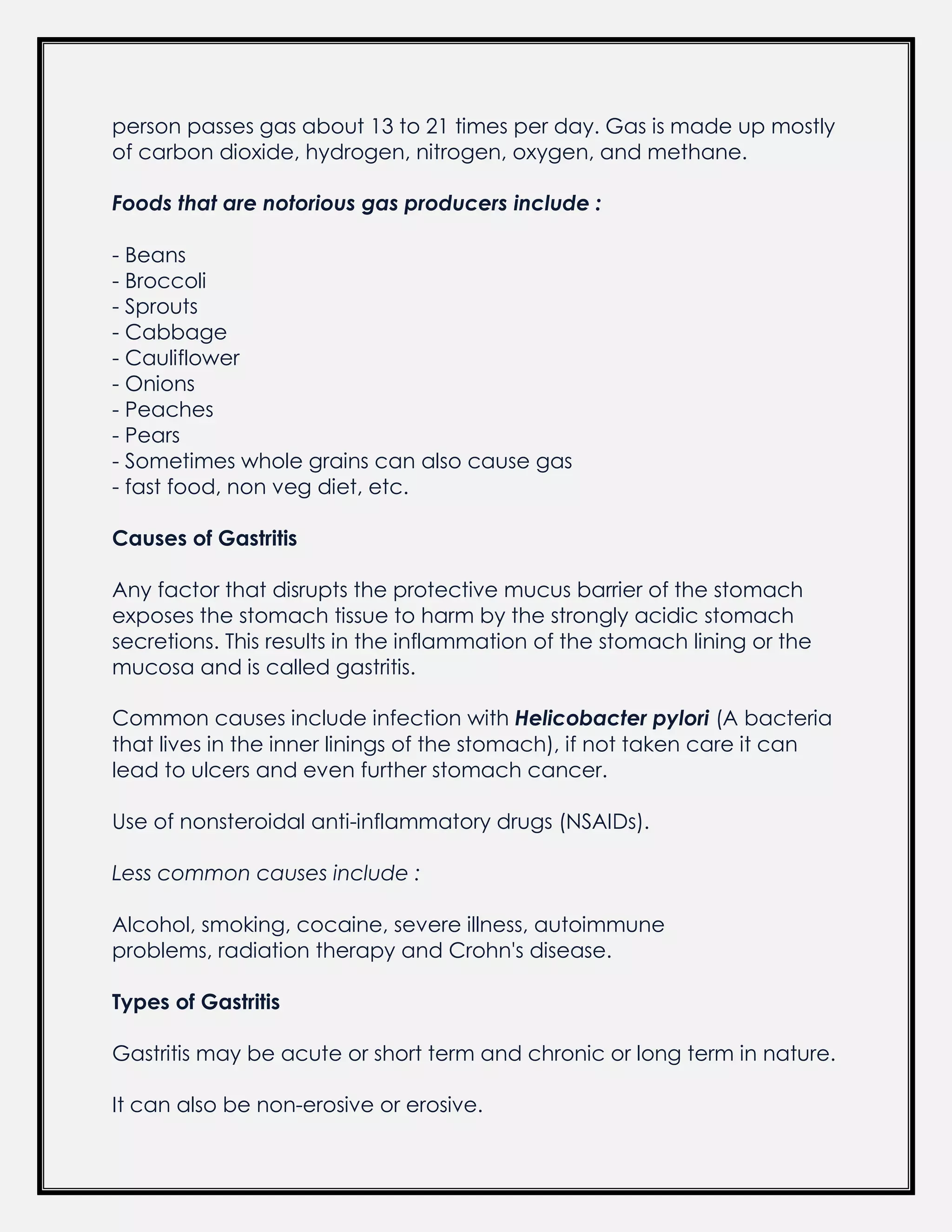 Homeopathy Treatment for Gastritis and Acidity | PDF