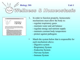 Homeostasis | PPT