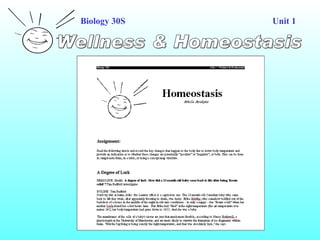 Homeostasis | PPT