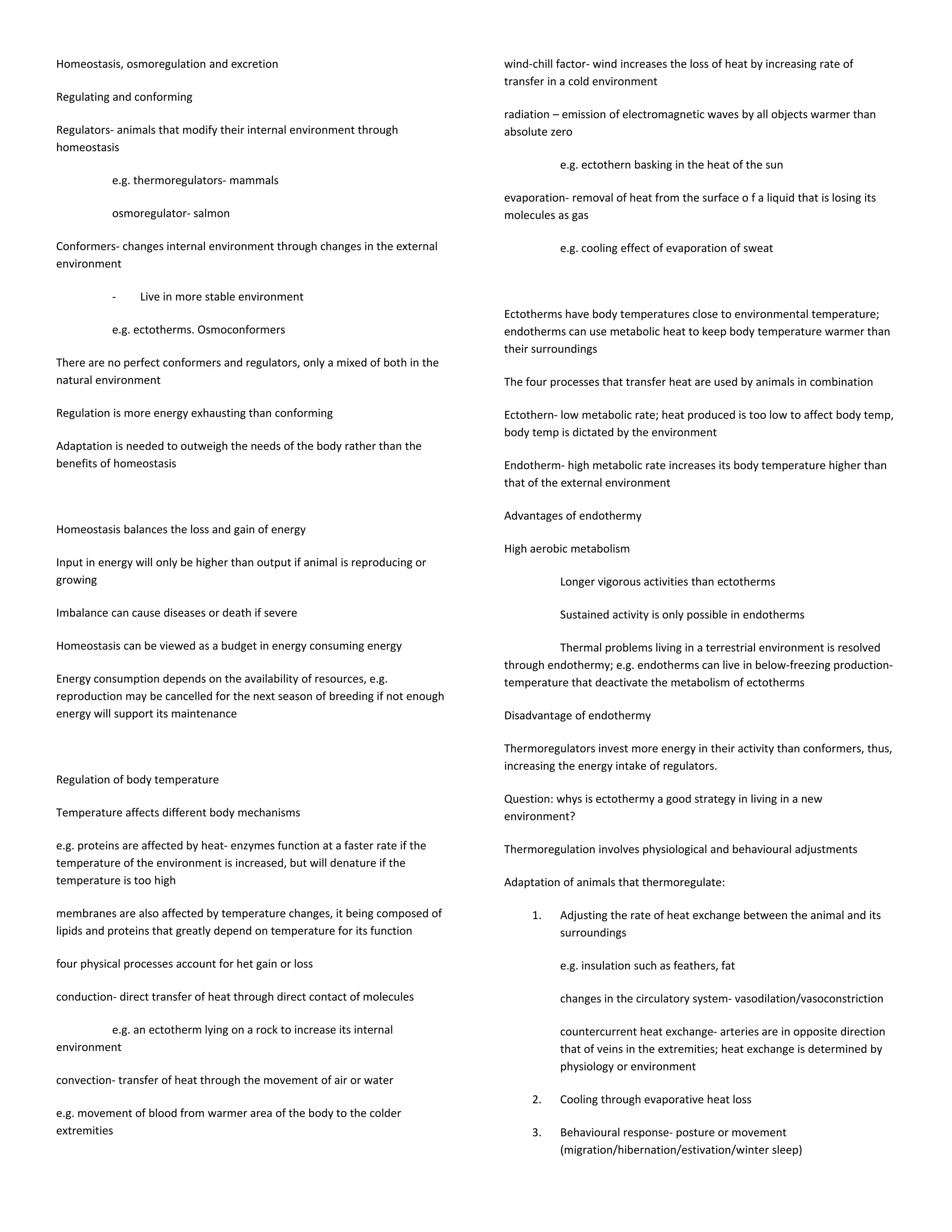 Homeostasis | DOC