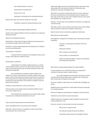 Homeostasis | DOC