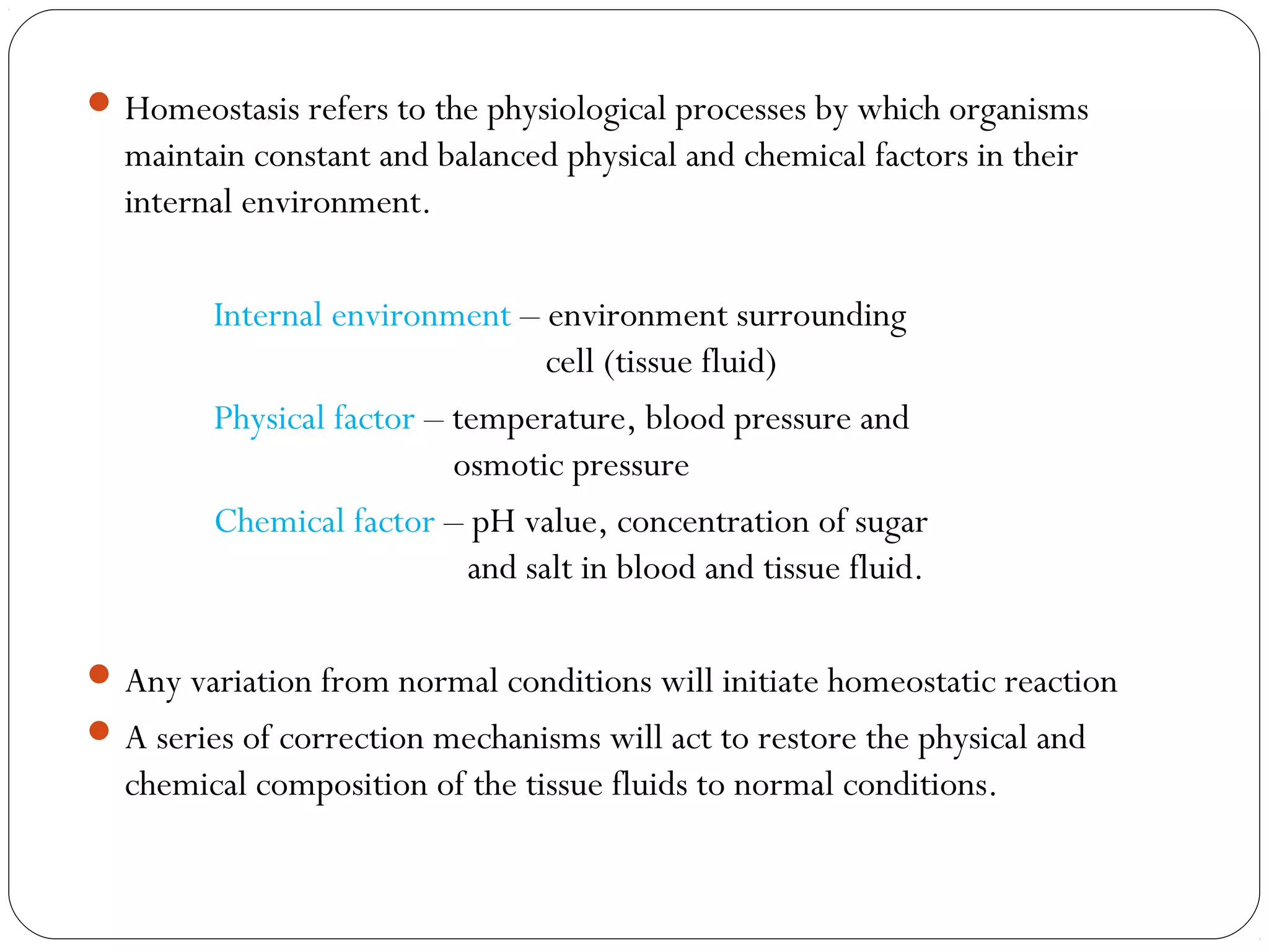 Homeostasis | PPT
