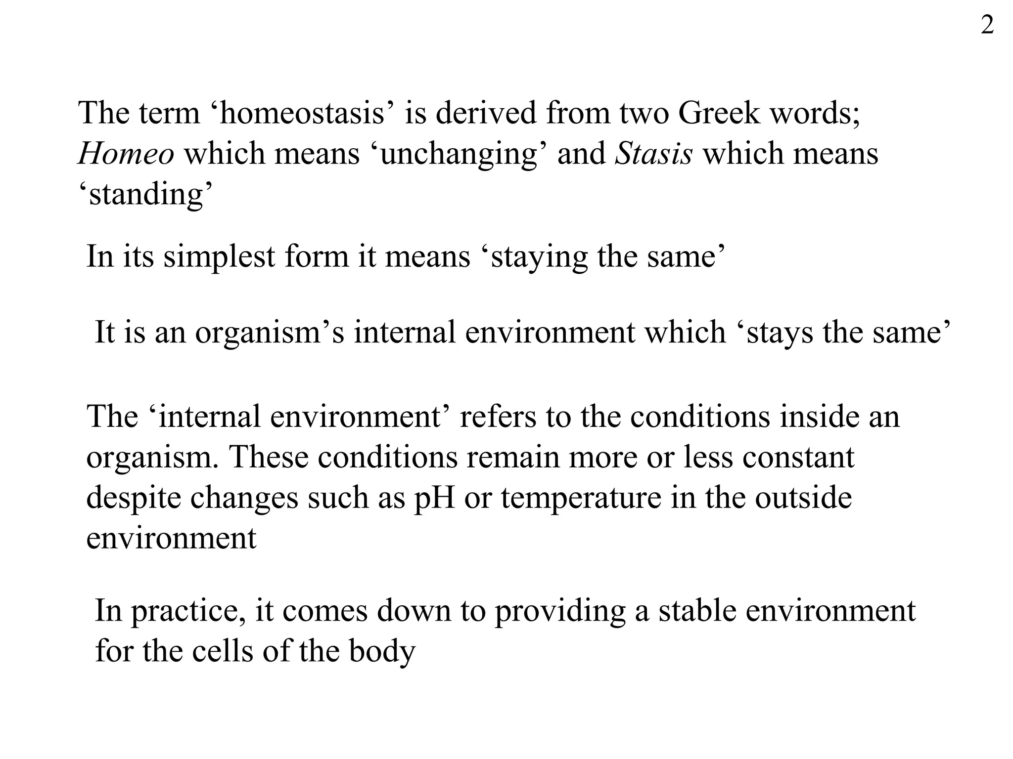 Homeostasis | PPT