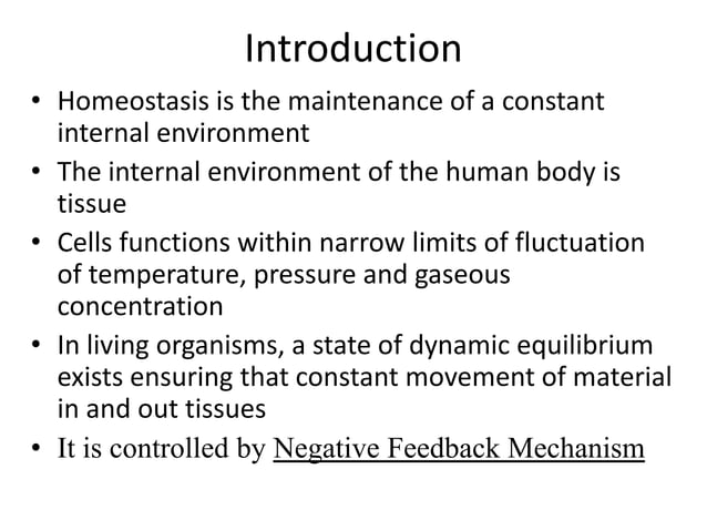 Homeostasis | PPTX