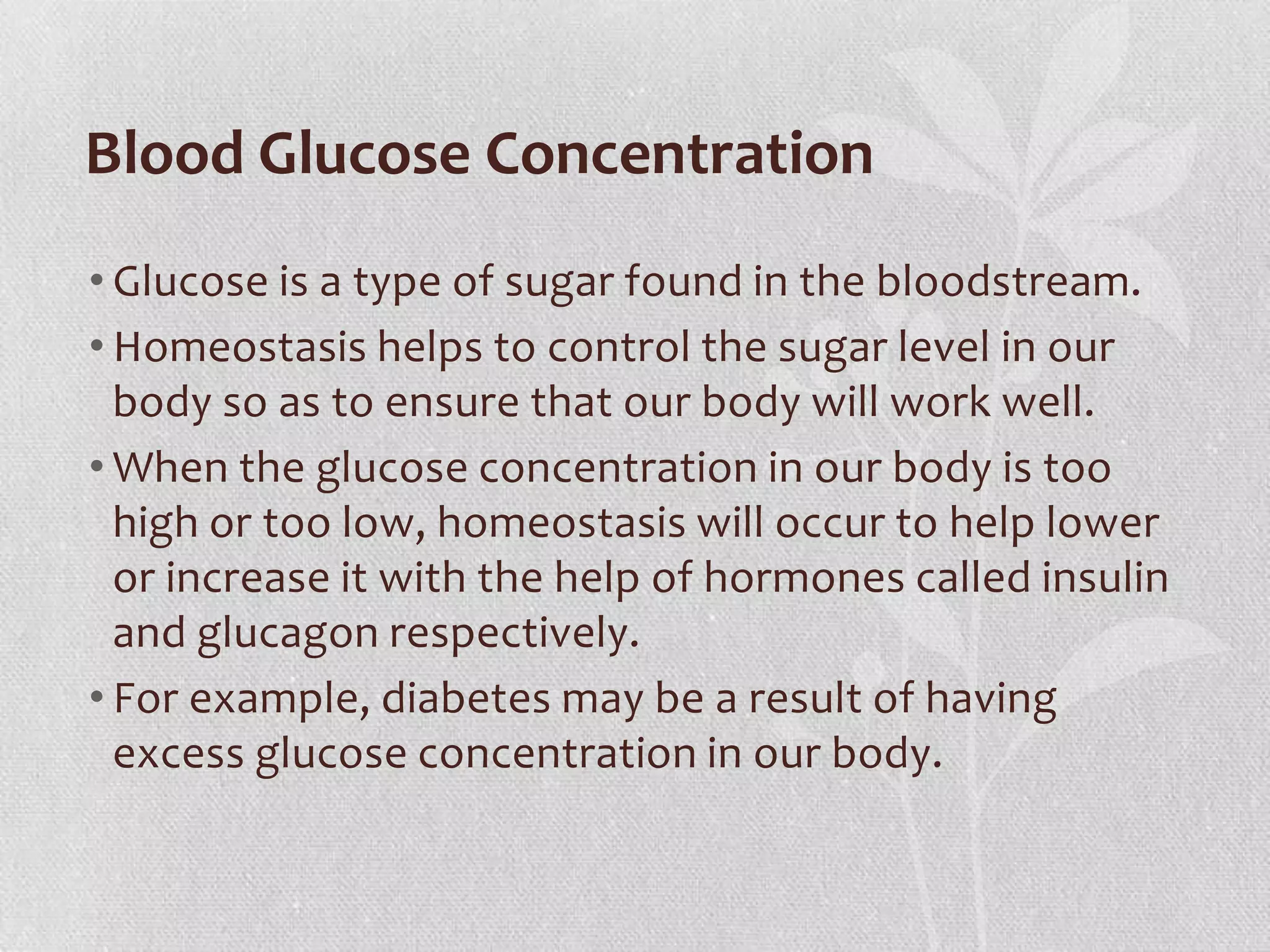 Homeostasis (Biology Project) | PPTX