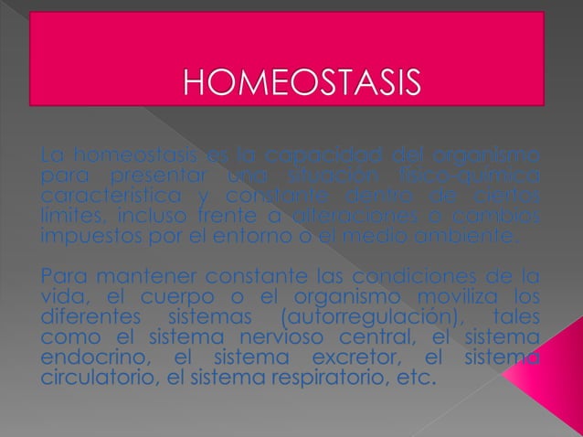 Homeostasis | PPTX