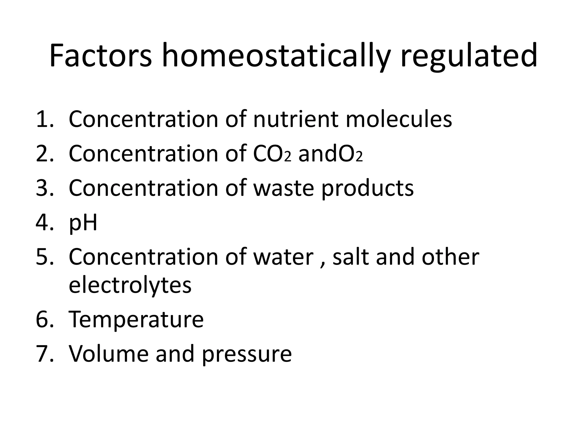 Physiology and Homeostasis | PPTX