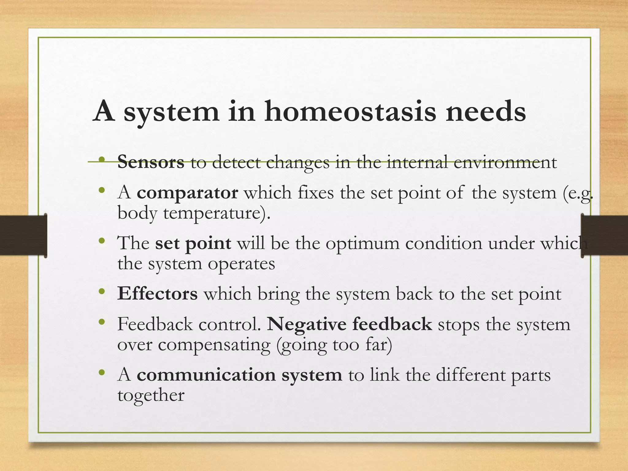 Homeostasis | PPT