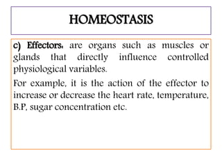 Homeostasis, the ability of body to maintain its internal balance. | PPTX