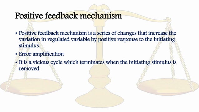 Homeostasis I Negative and Positive Feedback Mechanism I Feedforward ...