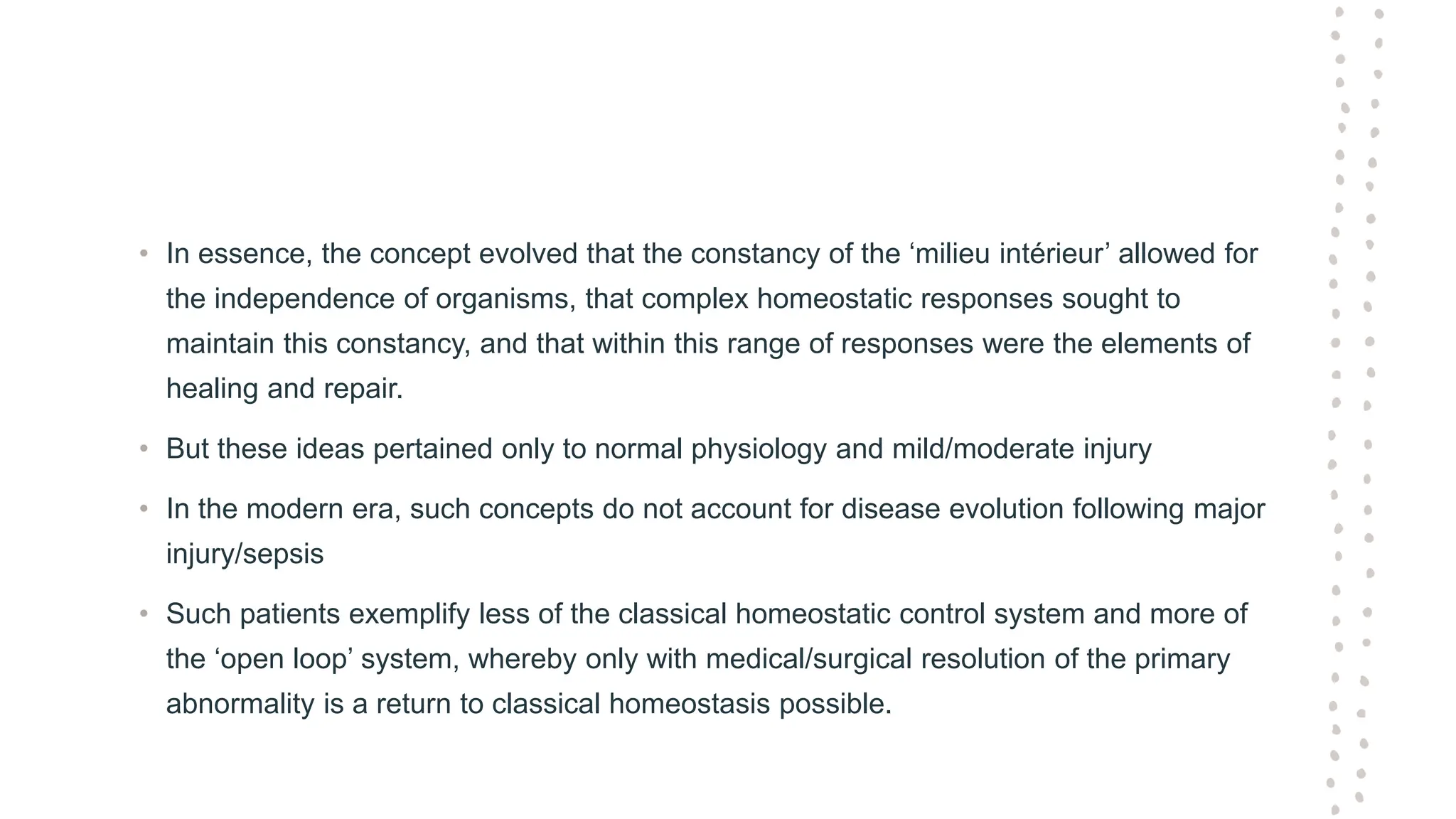 Homeostasis, the internal milieu of the human body | PPTX