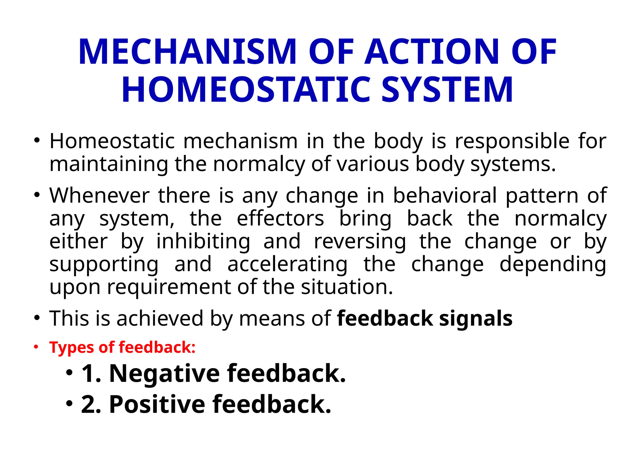 HOMEOSTASIS.pptx Human Anatomy and physiology | PPT