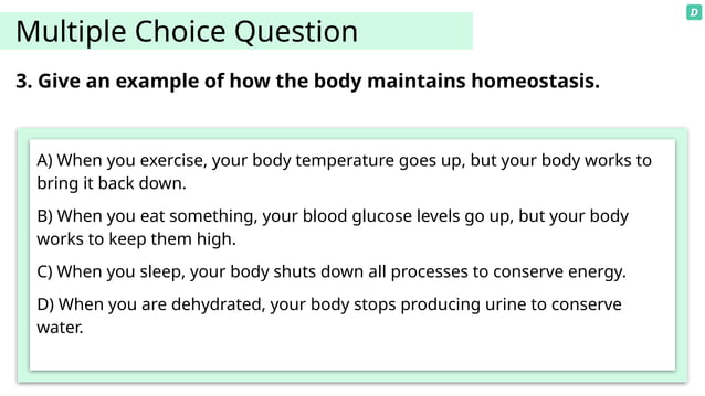 homeostasis -basic interactive slide deck.pptx | Endocrine and Metabolic Diseases | Diseases and ...
