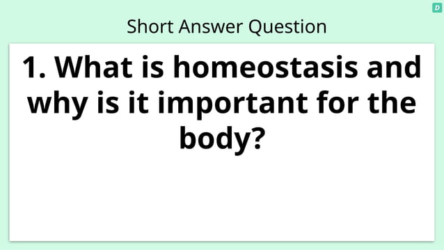 homeostasis -basic interactive slide deck.pptx | Endocrine and Metabolic Diseases | Diseases and ...