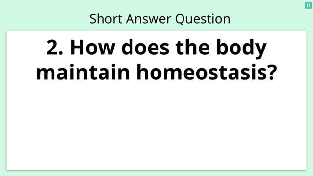 homeostasis -basic interactive slide deck.pptx | Endocrine and Metabolic Diseases | Diseases and ...