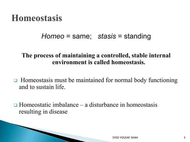 Homeostasis & adaptation | PPTX | Endocrine and Metabolic Diseases ...