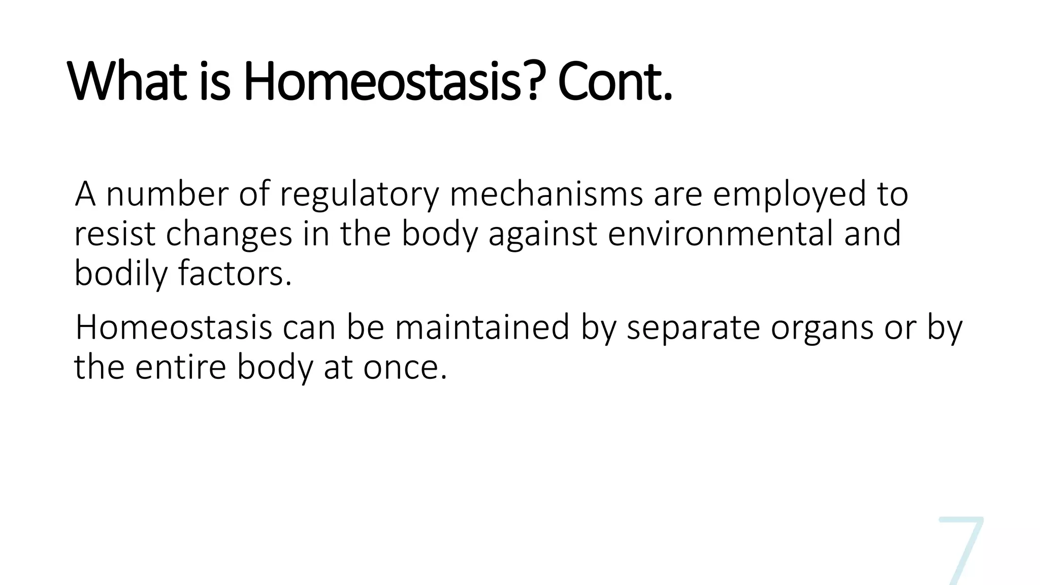 Homeostasis & Adaptation | PPTX