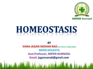 Homeostasis and disorders | PPTX