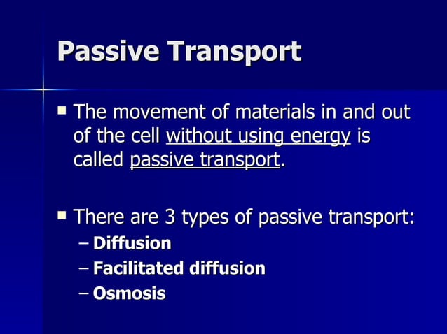 Homeostasis and transport (part 1) | PPT