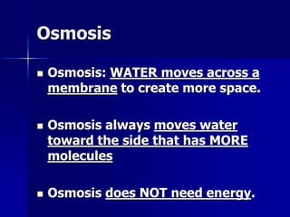 Homeostasis and transport (part 2) | PPT