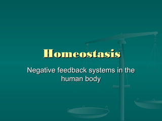 Homeostasis introduction | PPT