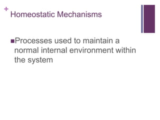 Homeostasis intro hbs | PPTX