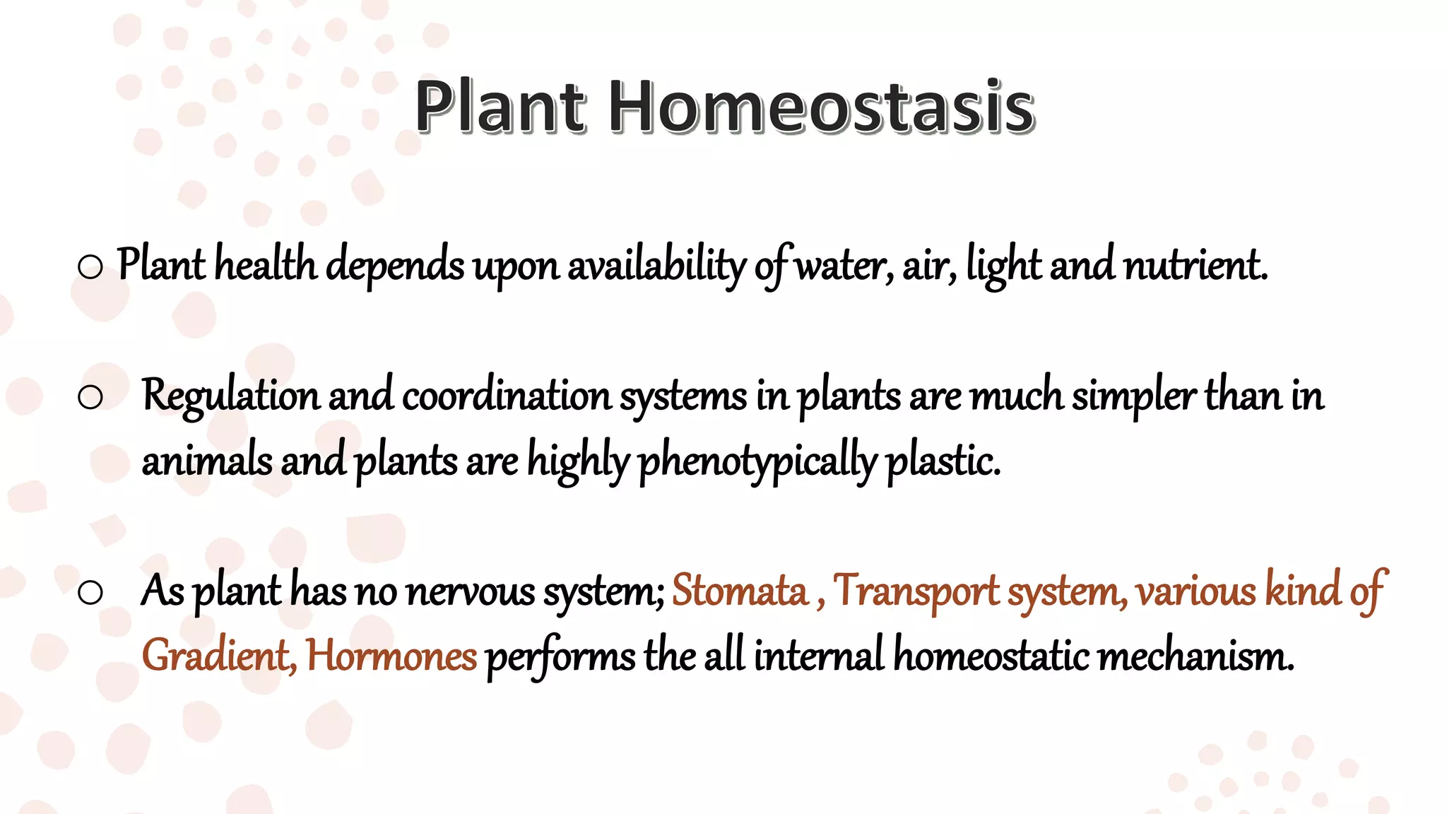 Homeostasis its control mechanism | PPTX