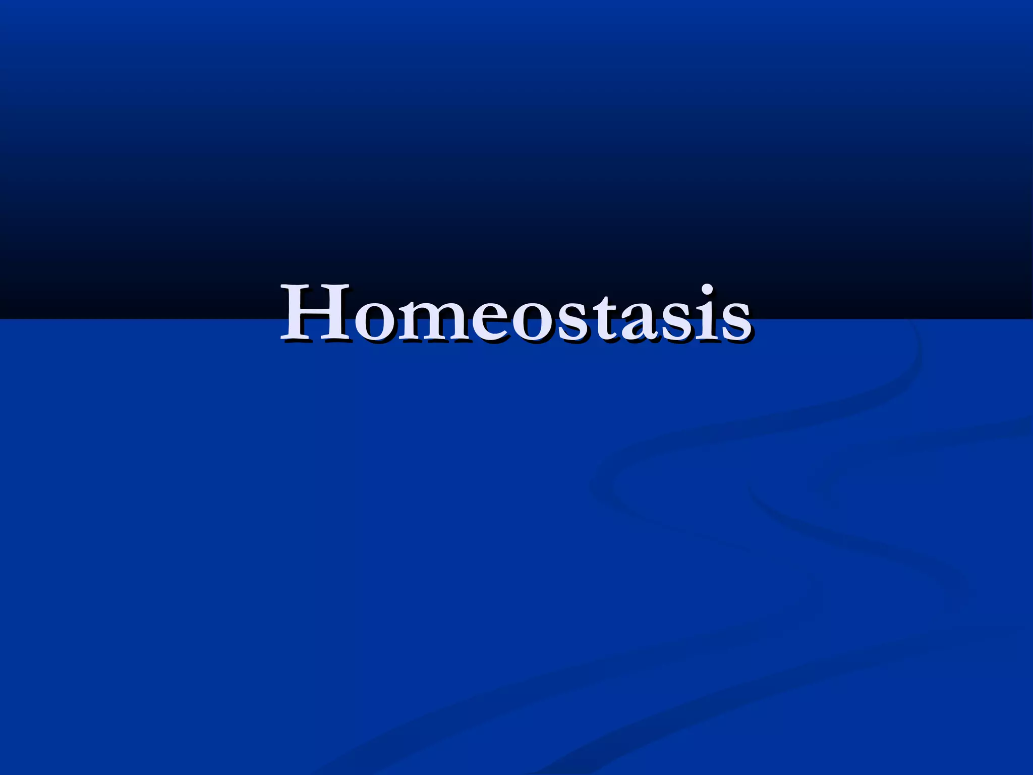 Homeostasis of the body | PPT