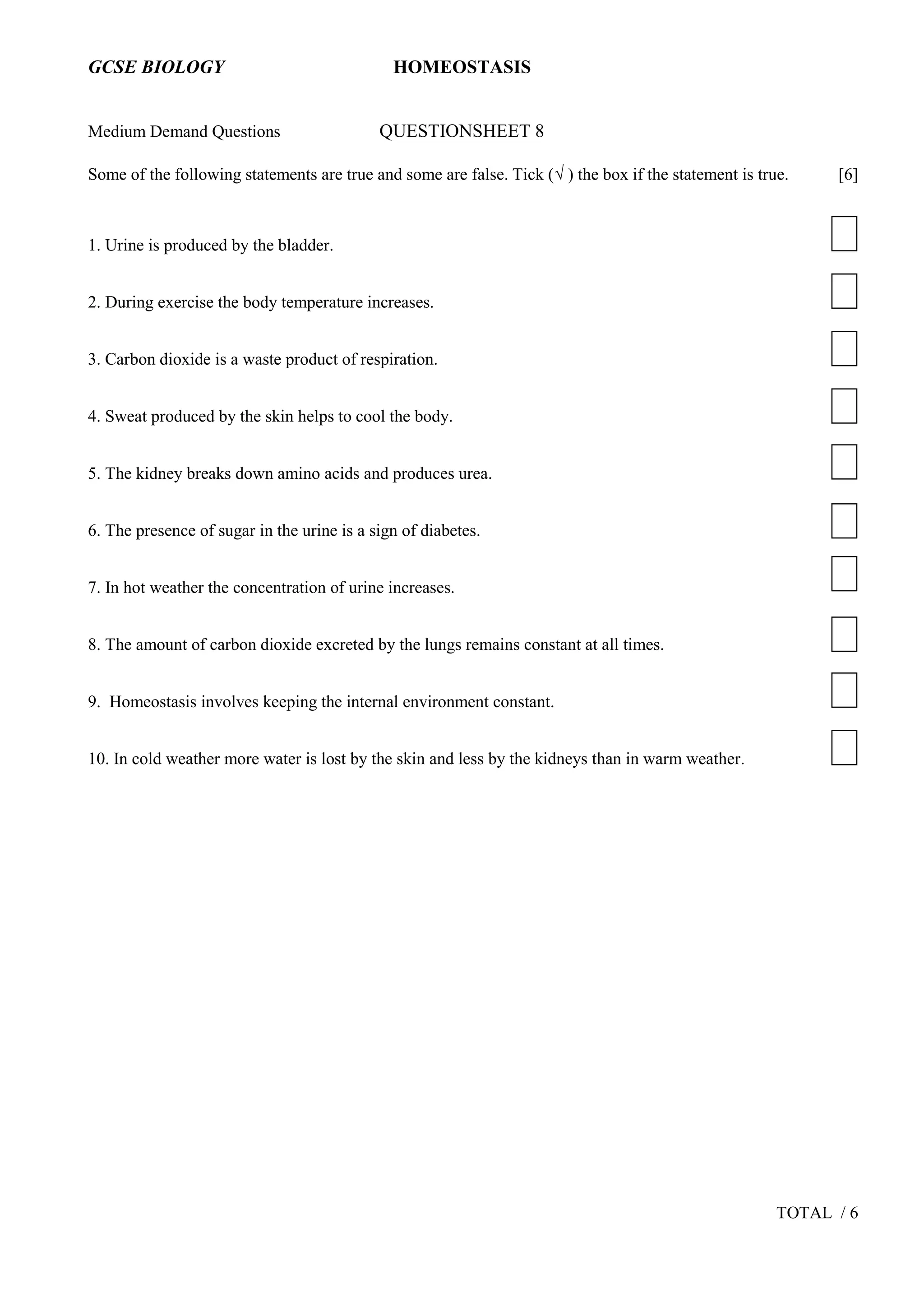 homeostasis questions.doc
