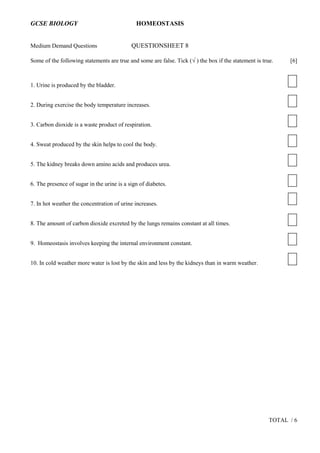 homeostasis questions.doc