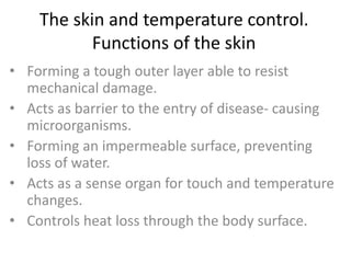 Homeostasis and thermoregulation. | PPTX