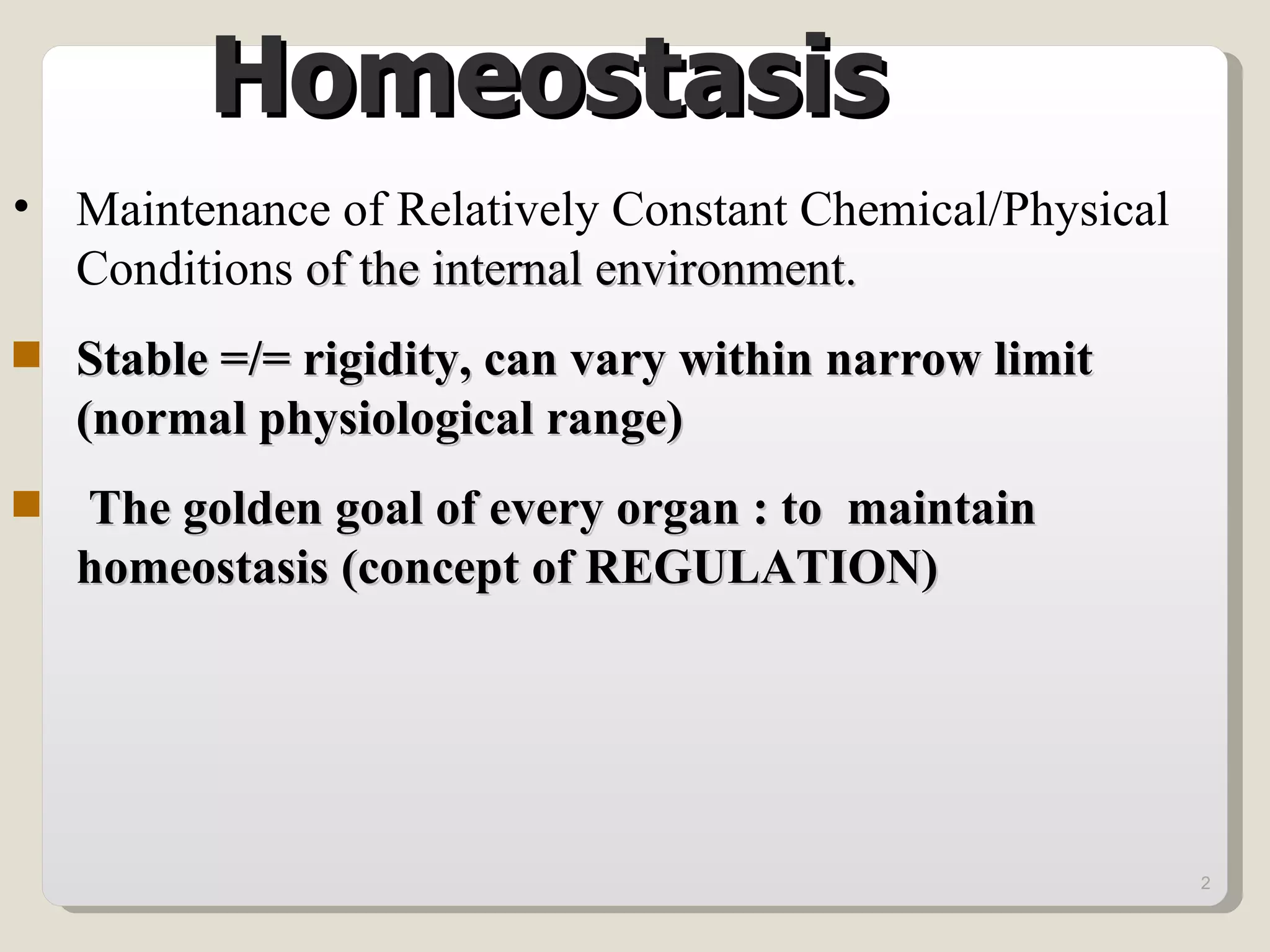 Homeostatis | PPT