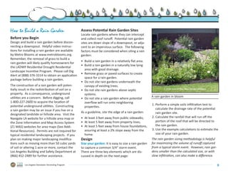 Rainwater Harvesting How to Guide - Los Angeles CA | PPT