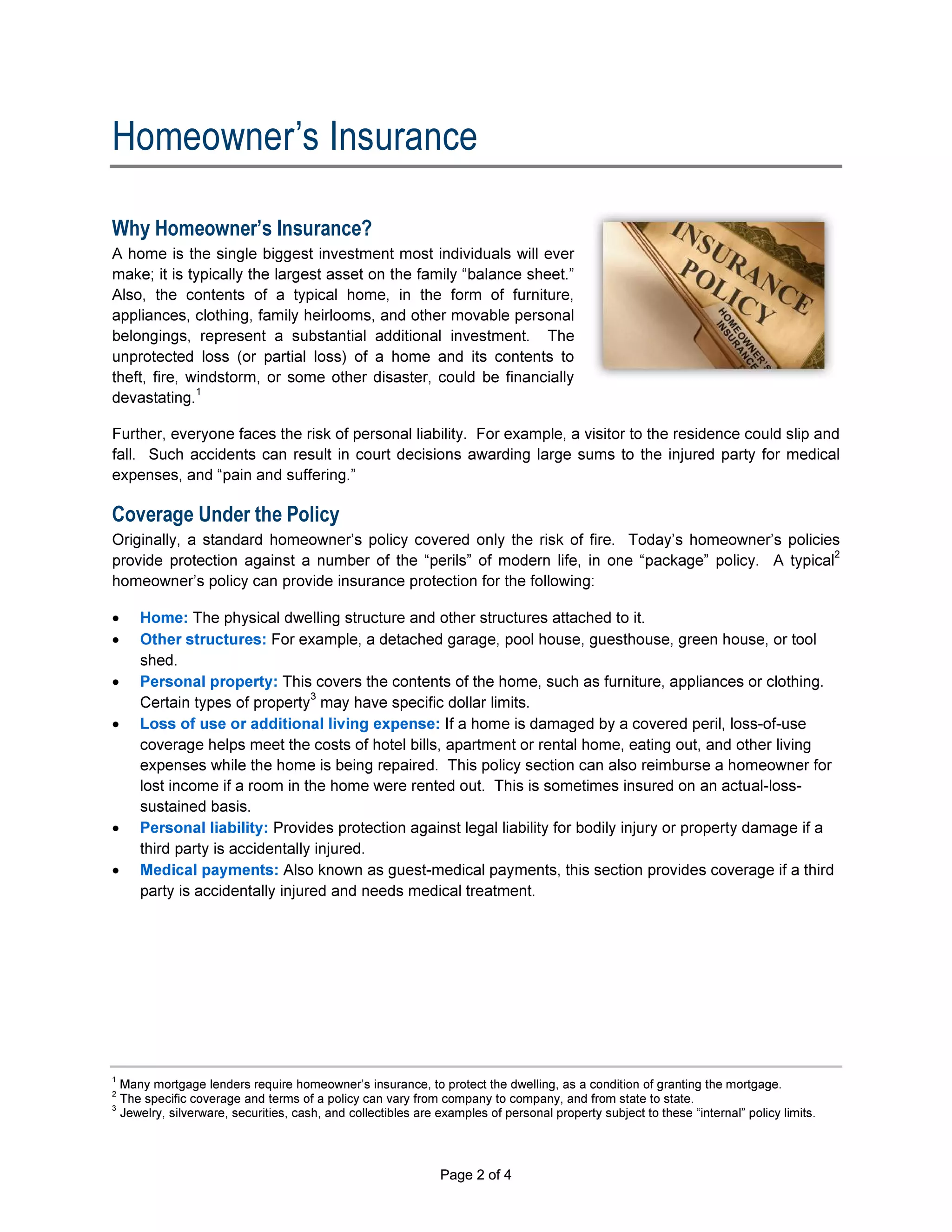 Homeowners Insurance | PDF | Home Insurance | Insurance