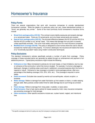 Homeowners Insurance | PDF | Home Insurance | Insurance