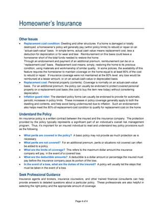 Homeowners Insurance | PDF | Home Insurance | Insurance