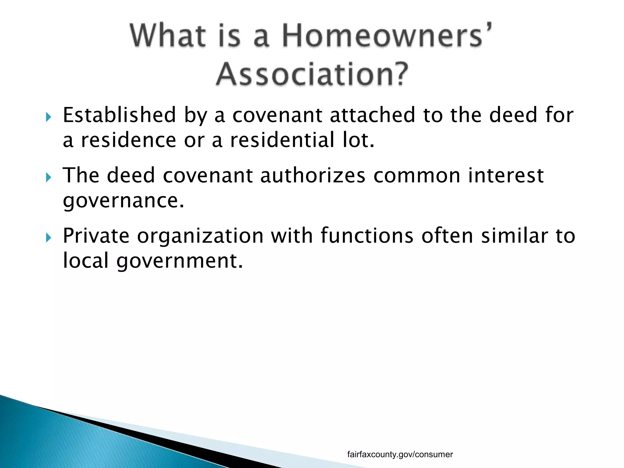 Homeowners' Associations 101 | PPTX
