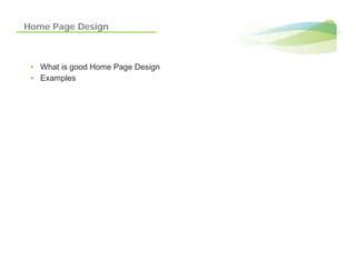 Home Page Design | PDF