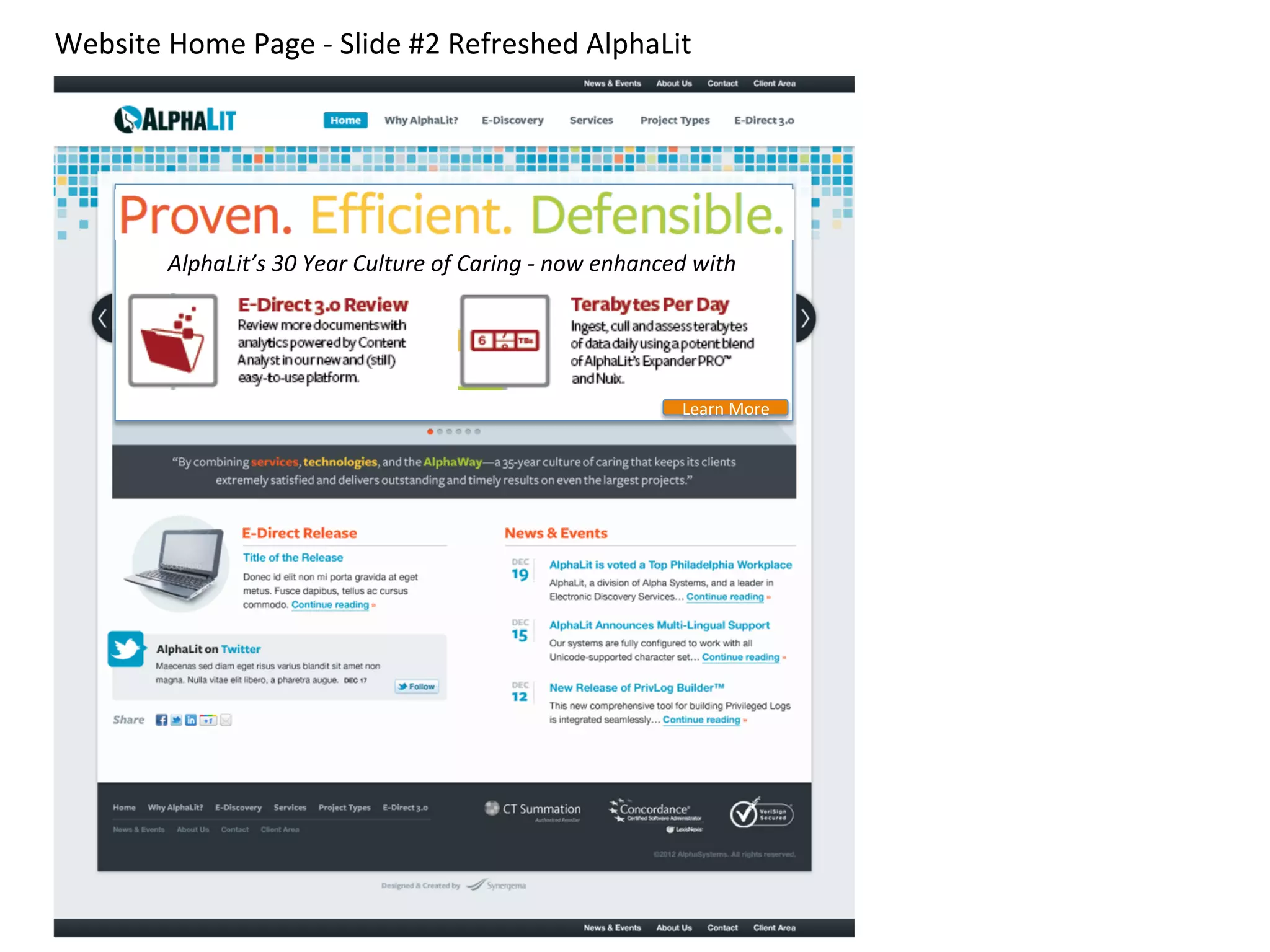 AlphaLit Website Design Proofs | PDF