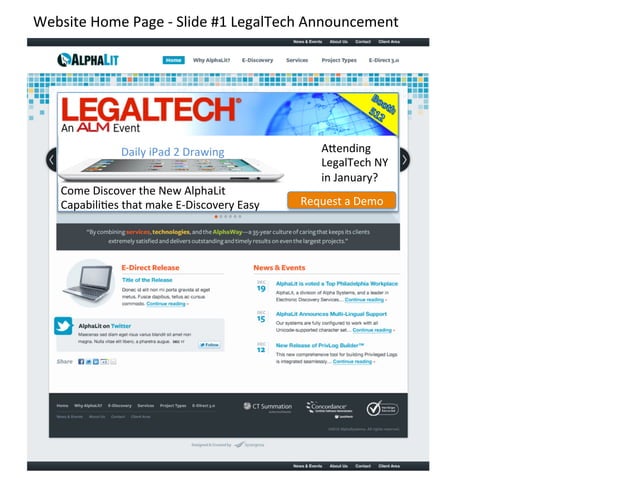 AlphaLit Website Design Proofs | PDF