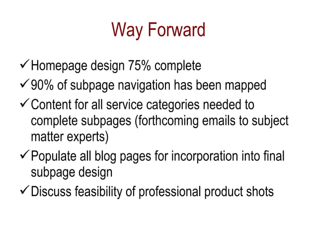 Homepage Presentation 1 | PPT