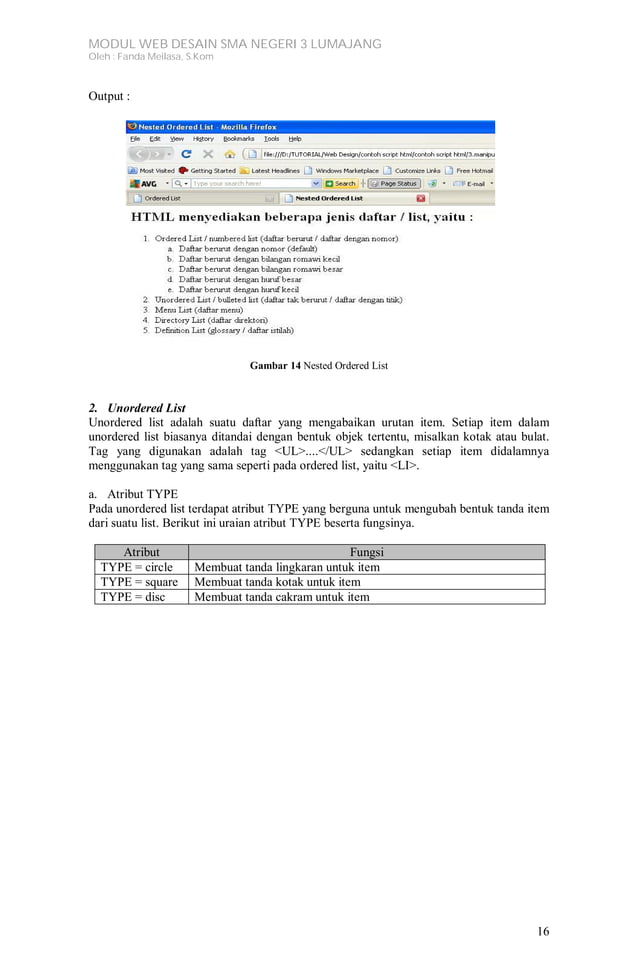Homepage untuk informasi dan komunikasi | PDF