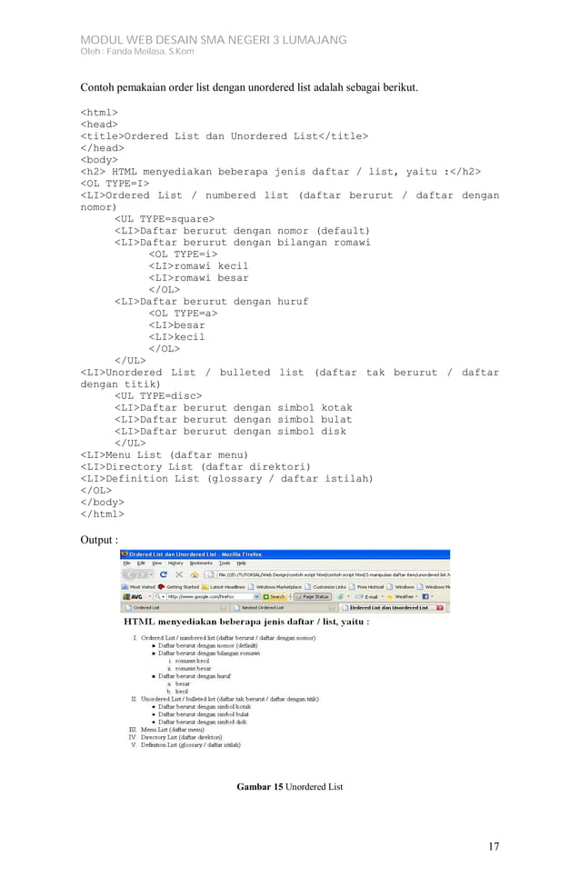 Homepage untuk informasi dan komunikasi | PDF