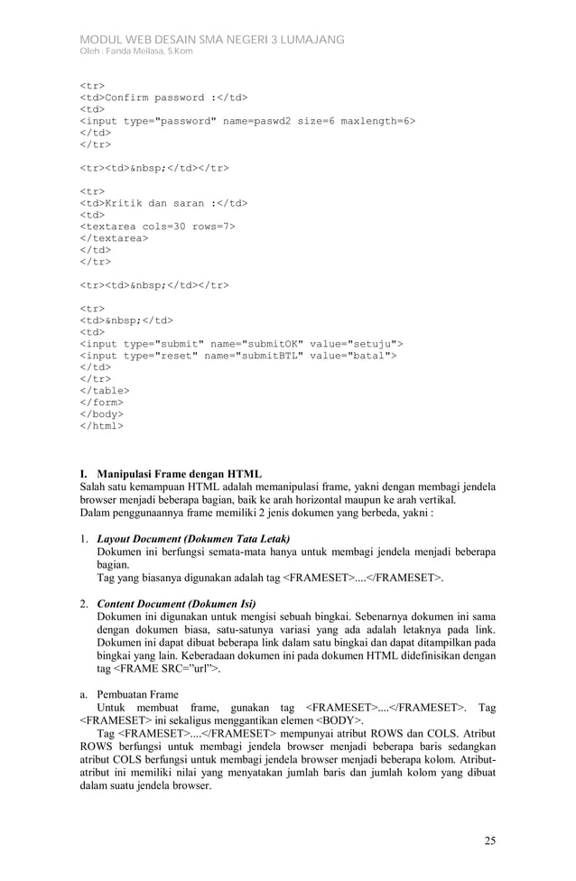 Homepage untuk informasi dan komunikasi | PDF